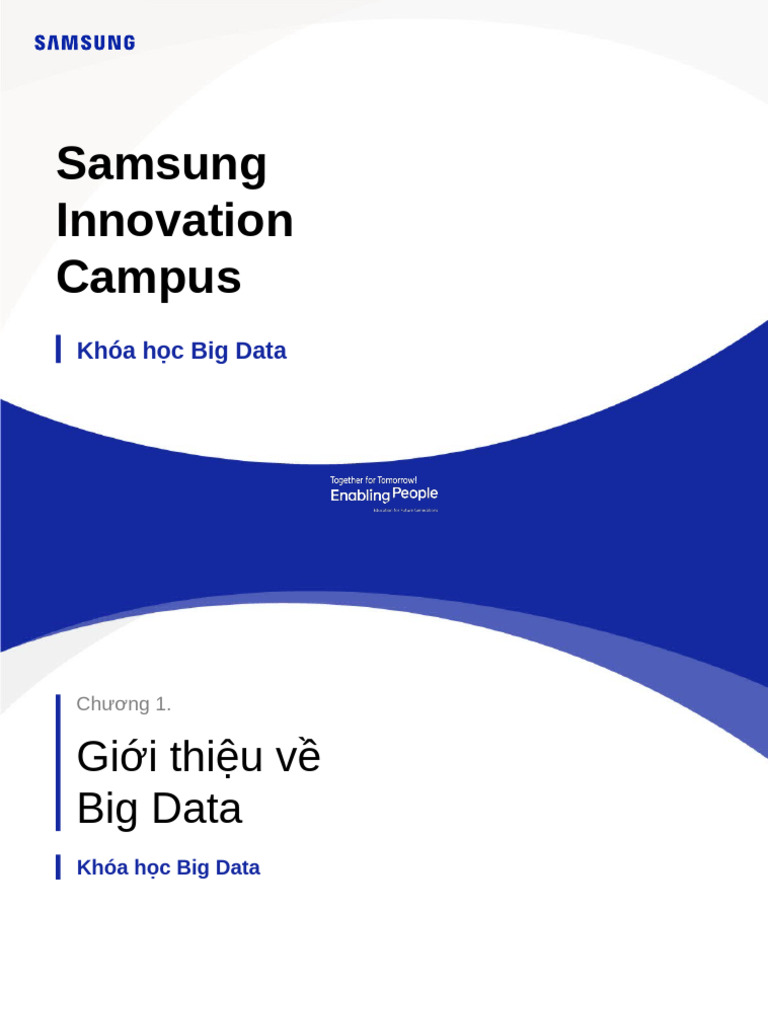 (Done) SIC - Big Data - Chapter1 - F | PDF