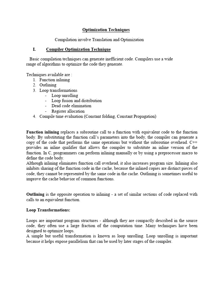 18 Code Optimization 07-02-2025 | PDF | Control Flow | Program Optimization