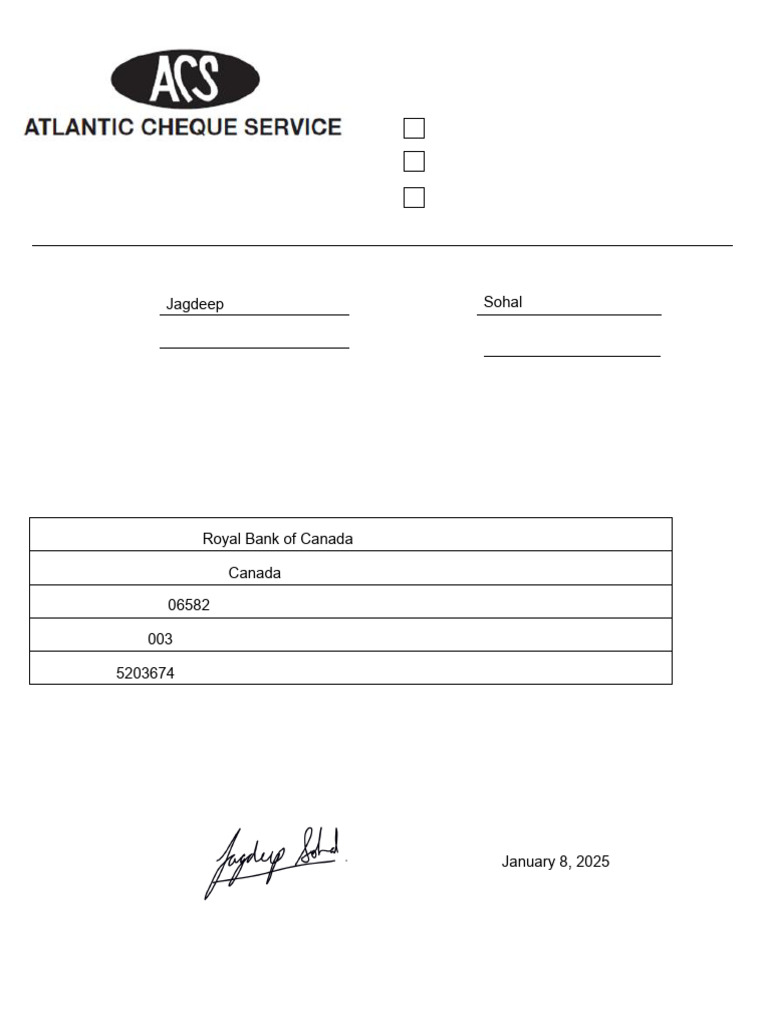 ACS Direct Deposit Form 2024 (1) | PDF