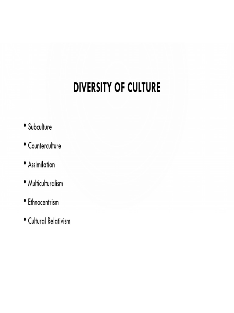 Understanding Cultural Diversity Concepts | PDF
