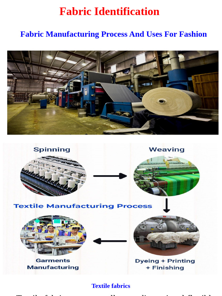 Fabric Identification | PDF | Loom | Weaving