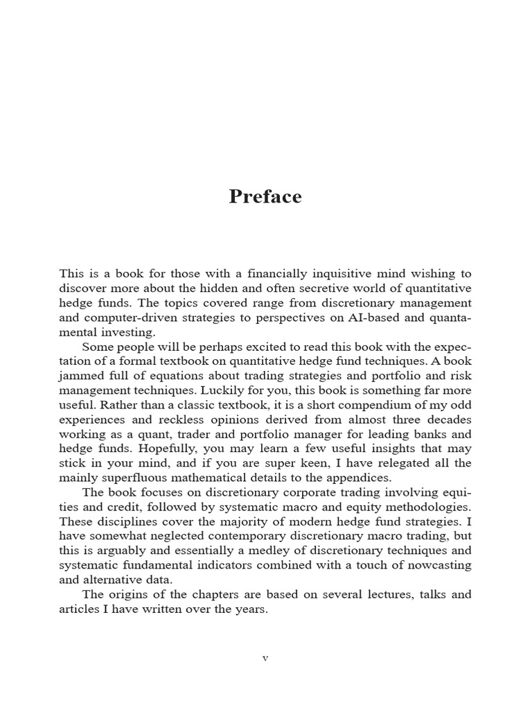 Quantitative Hedge Funds Discretionary Systematic Ai Esg and ...