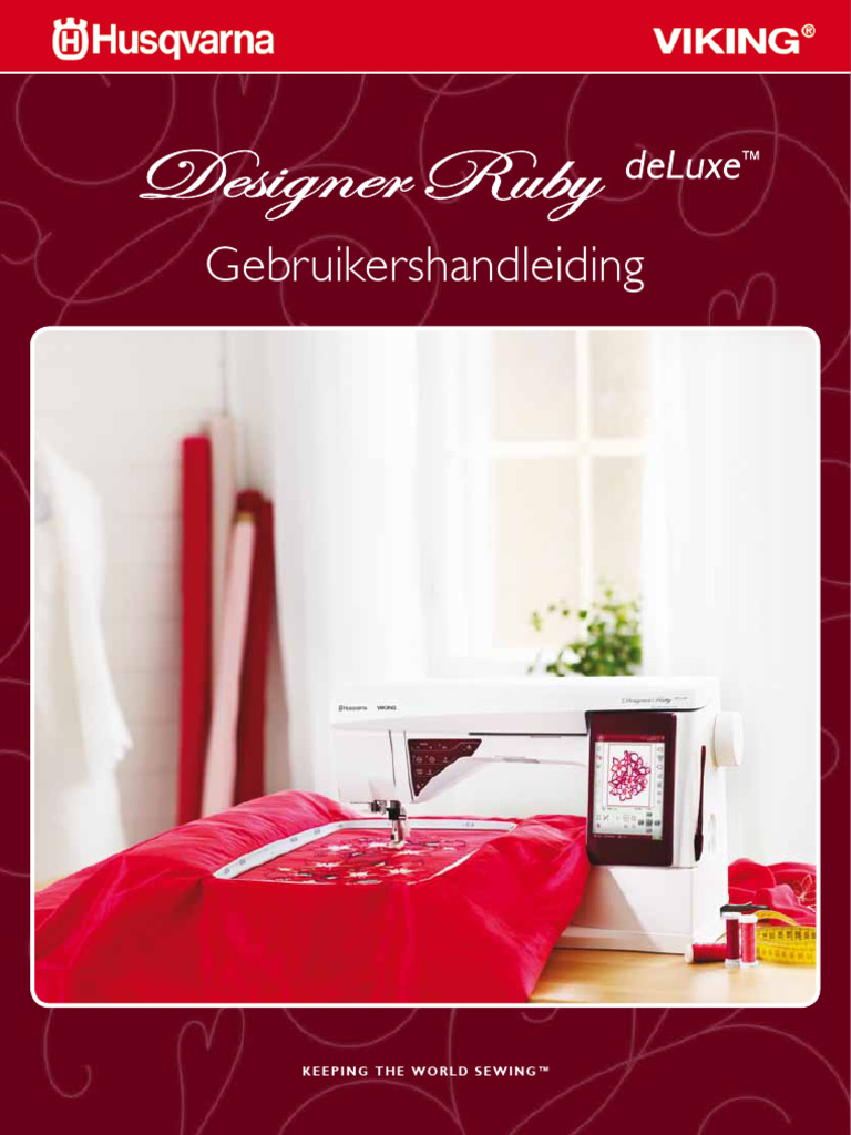 Husqvarna Designer Ruby Deluxe Gebruikershandleiding | PDF