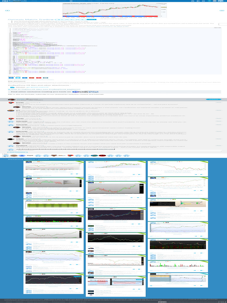 Genesis Matrix Trading - Indicators - ProRealTime | PDF | Investing
