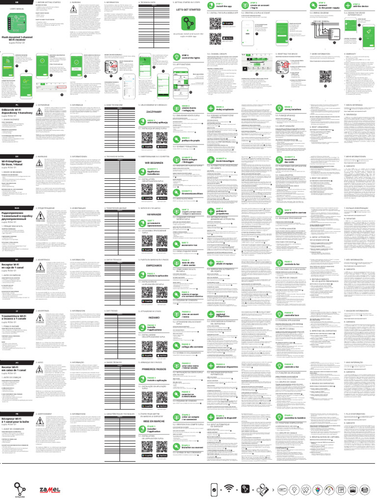 ROW-01 Instr WUN WWW | PDF | Mains Electricity | Computer Engineering