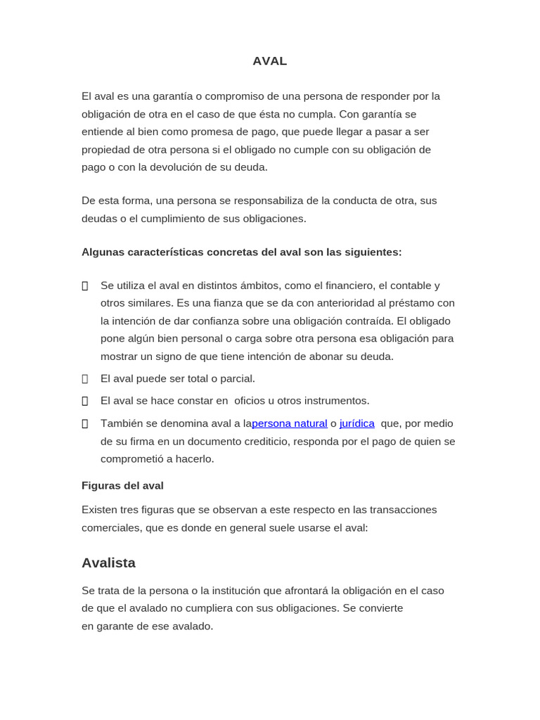 AVAL y Endoso | PDF | Pagos | Bancos