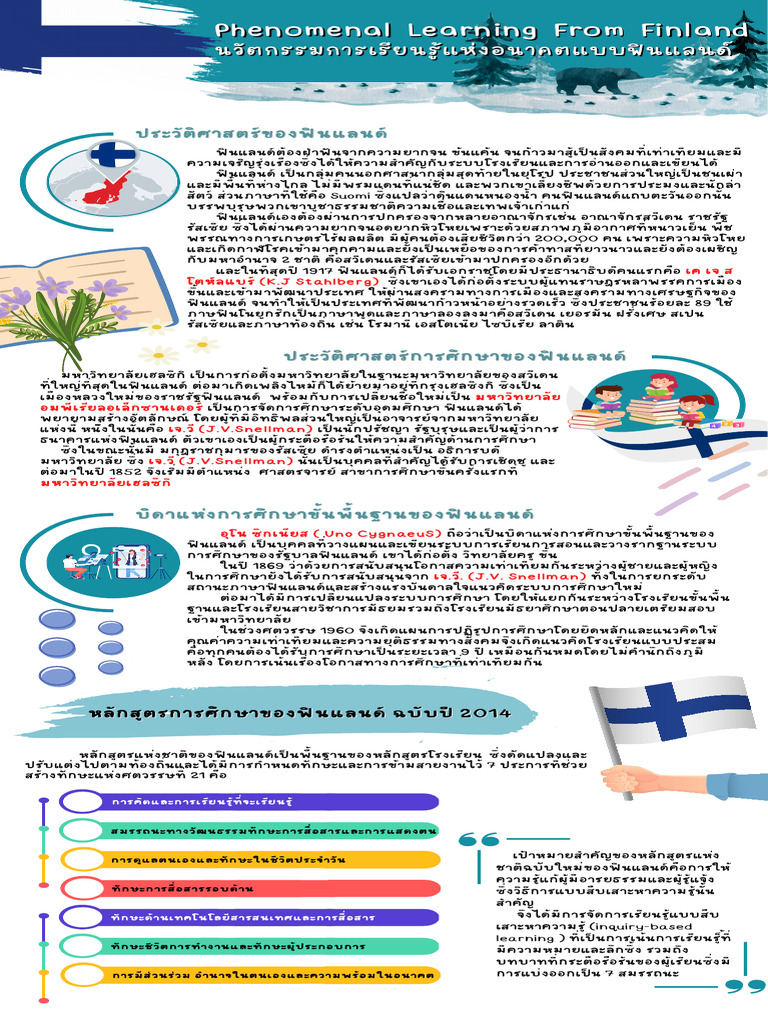 Phenomenal Learning From Finland ห้อง 2 | PDF