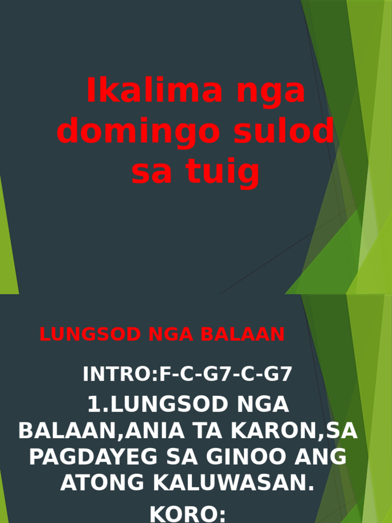 Kaabag Ordinary Time 2025 | PDF