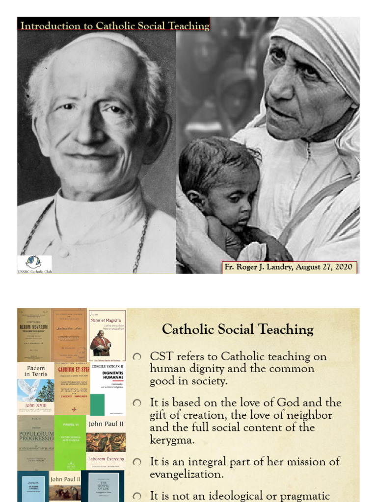 Overview of Catholic Social Teaching | PDF | Catholic Social Teaching
