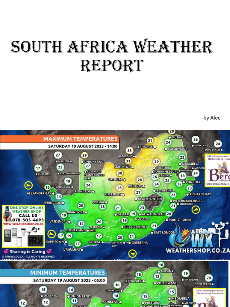Afrikaans Weather Oral | PDF