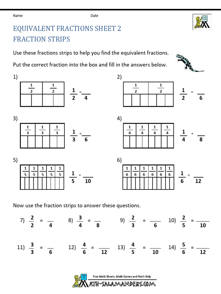 equivalent-fractions-2-fraction-strips | PDF