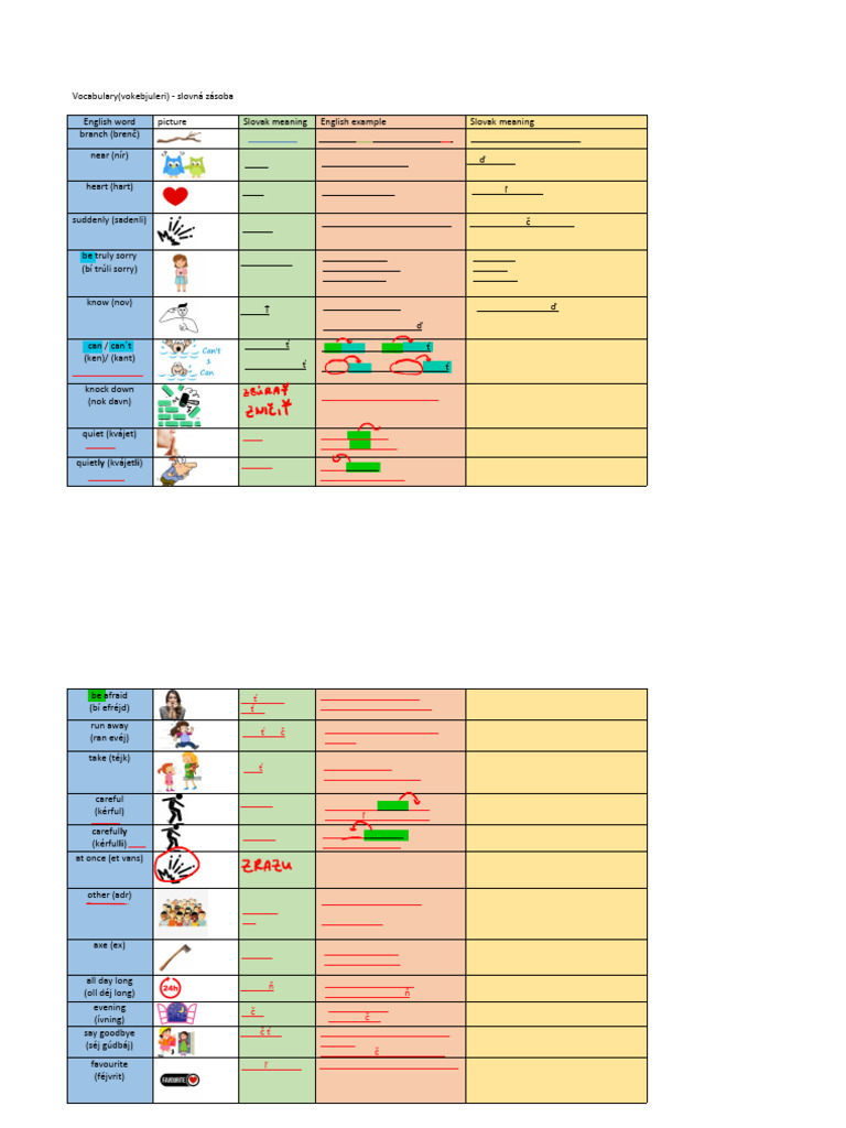 Vocabulary A07 | PDF