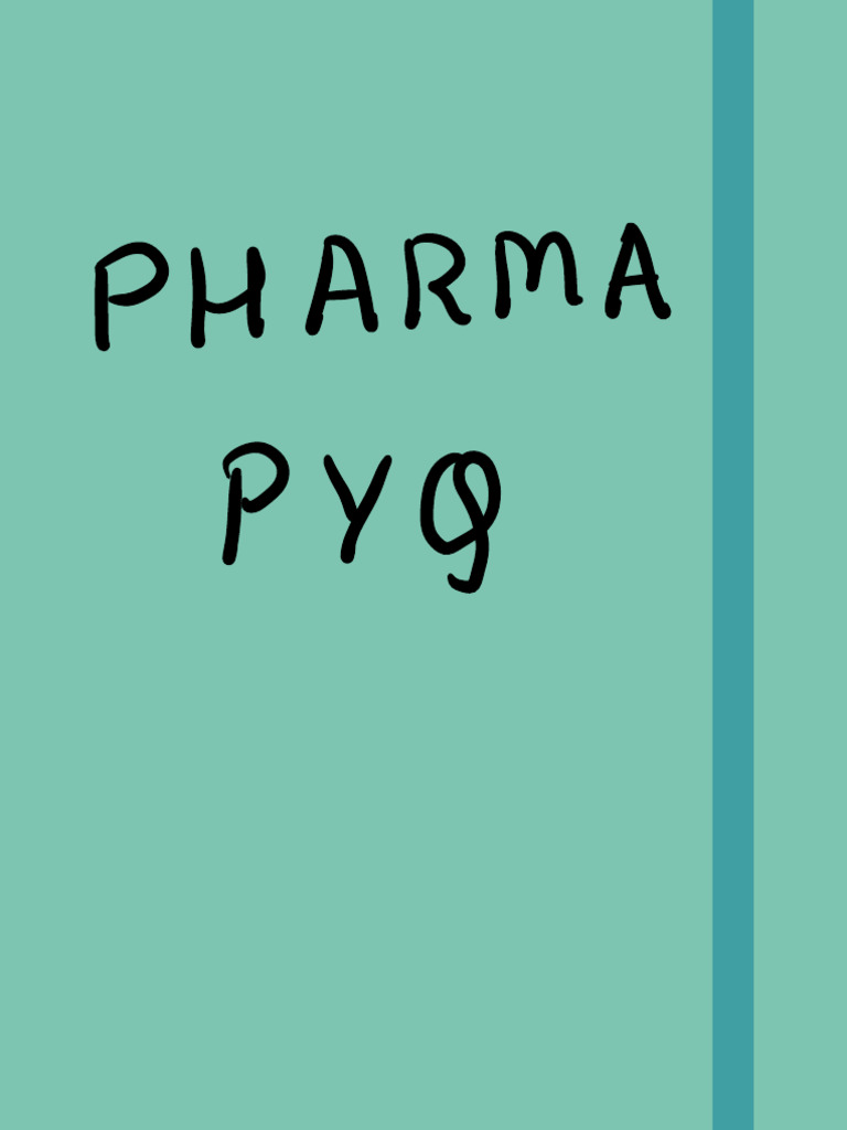 Pharma PYQ | PDF