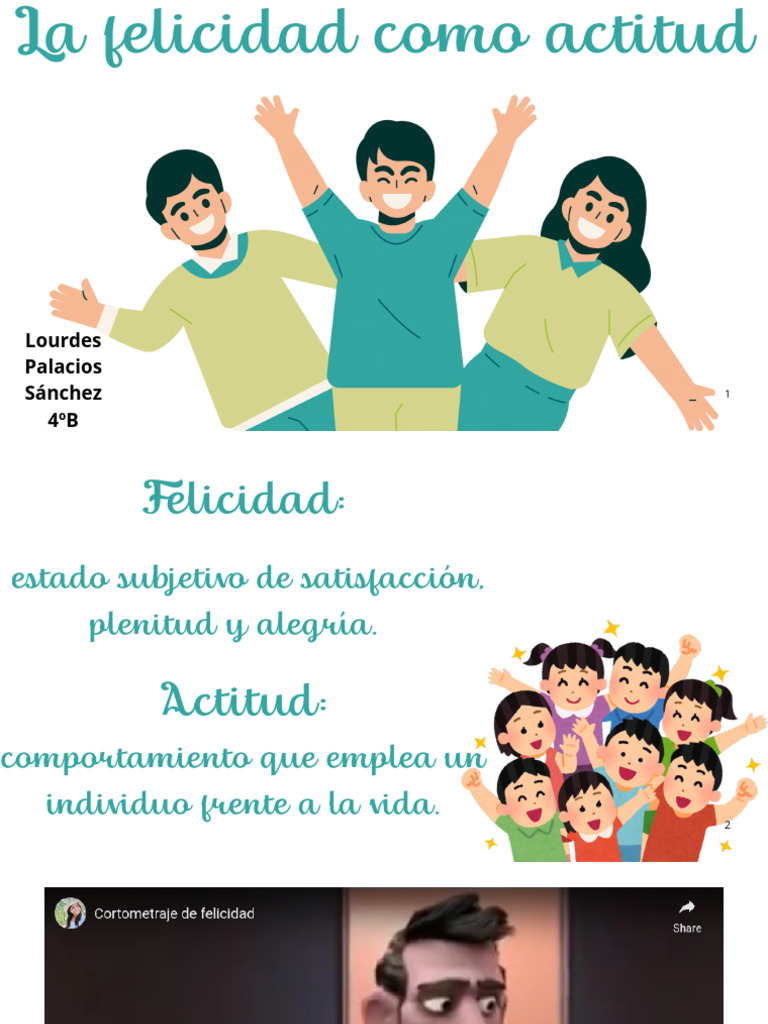 La Felicidad Como Actitud PDF | PDF