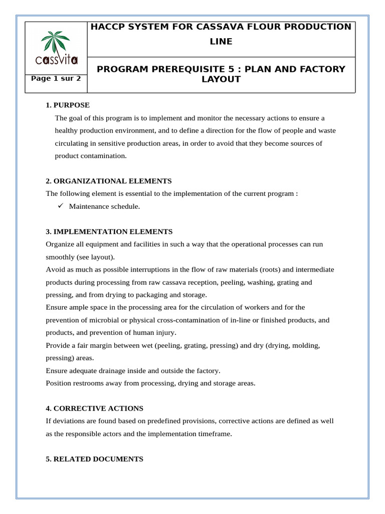 PRP Plan and Factory Layout-2 | PDF