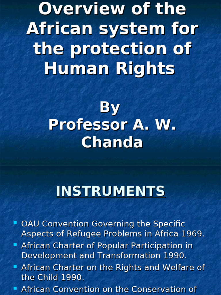 African Human Rights System | PDF | Human Rights | Judgment (Law)