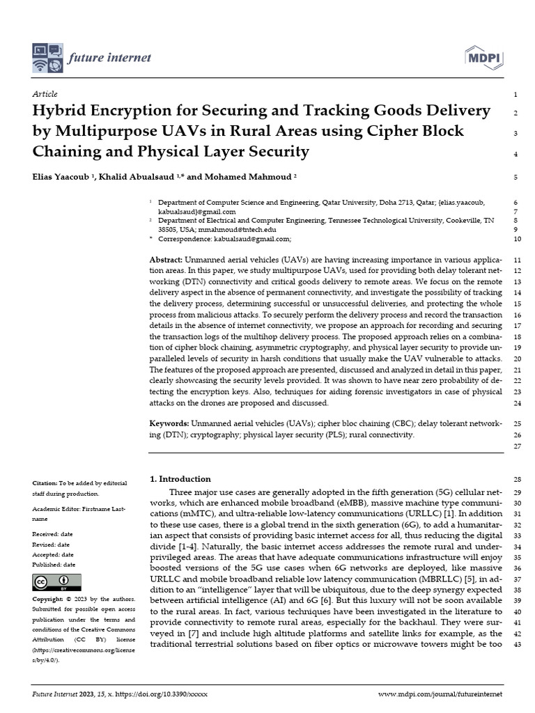Hybrid Encryption For Securing and Tracking Goods Delivery 2by ...