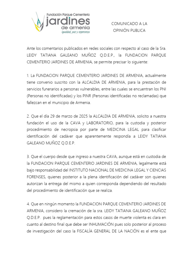 Comunicado | PDF