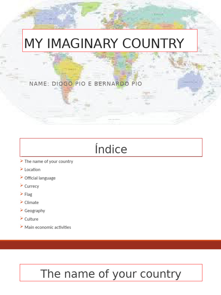 My Imaginary Country | PDF