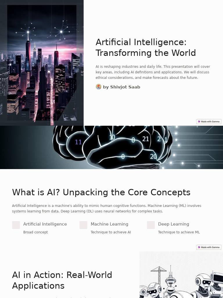 AI Revolution: Impact, Ethics, Future | PDF | Artificial Intelligence ...