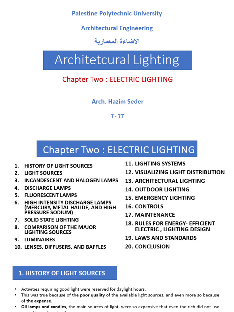 Electric Lighting in Architecture | PDF | Compact Fluorescent Lamp ...