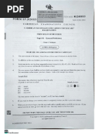 CSEC HSB 2020 Jun Paper 2 | PDF