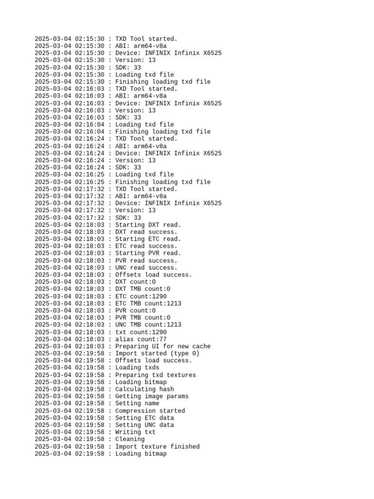 Log | PDF | Texture Mapping | Data Compression