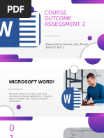 MS Word Advanced Practice Sheet | PDF