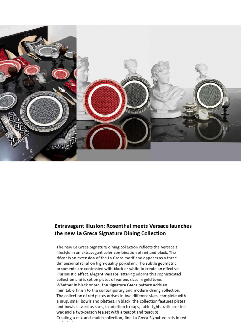 Le Greca Signature Dinner Set | PDF