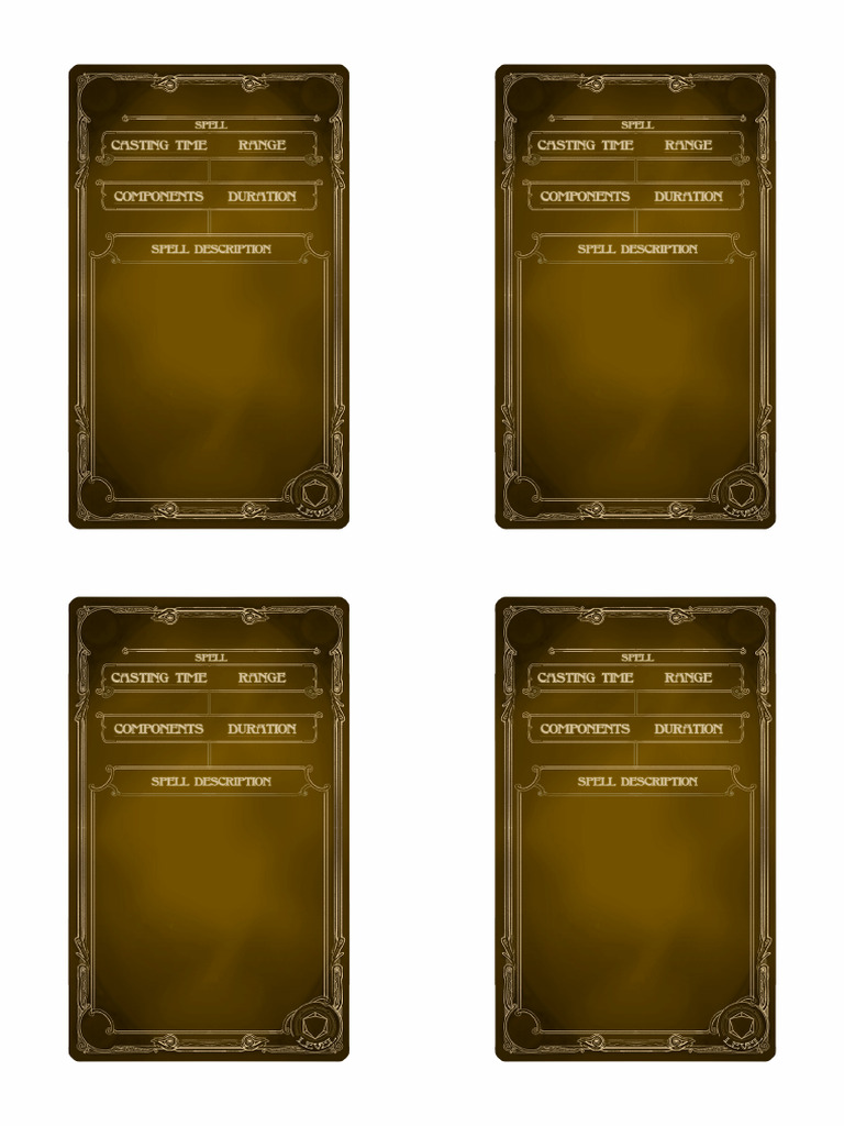 Aether - Paladin Spell Card - Armorclass - Co | PDF