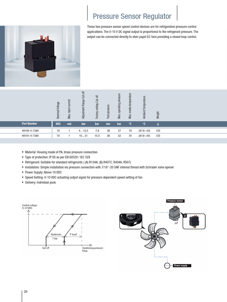 Pressure Sensor Regulator Datasheet | PDF | Power Supply | Computer ...