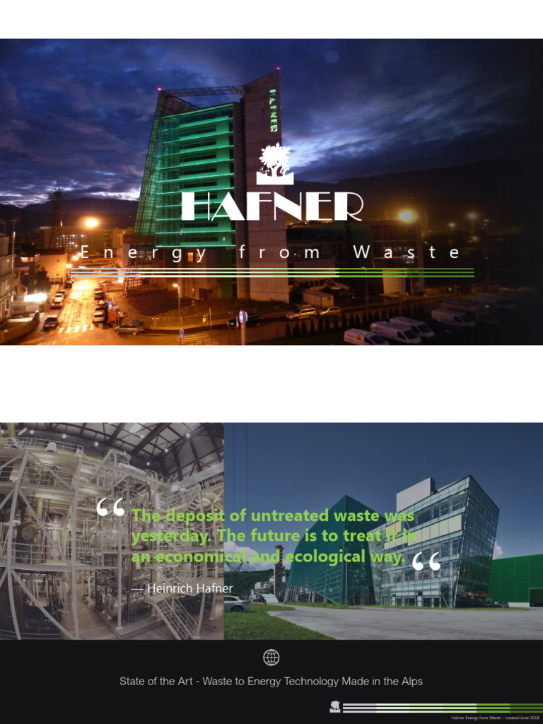 Waste to Energy Solutions by Hafner | PDF | Boiler | Incineration