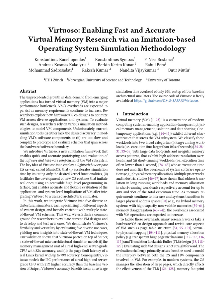 Virtuoso | PDF | Kernel (Operating System) | Virtual Machine