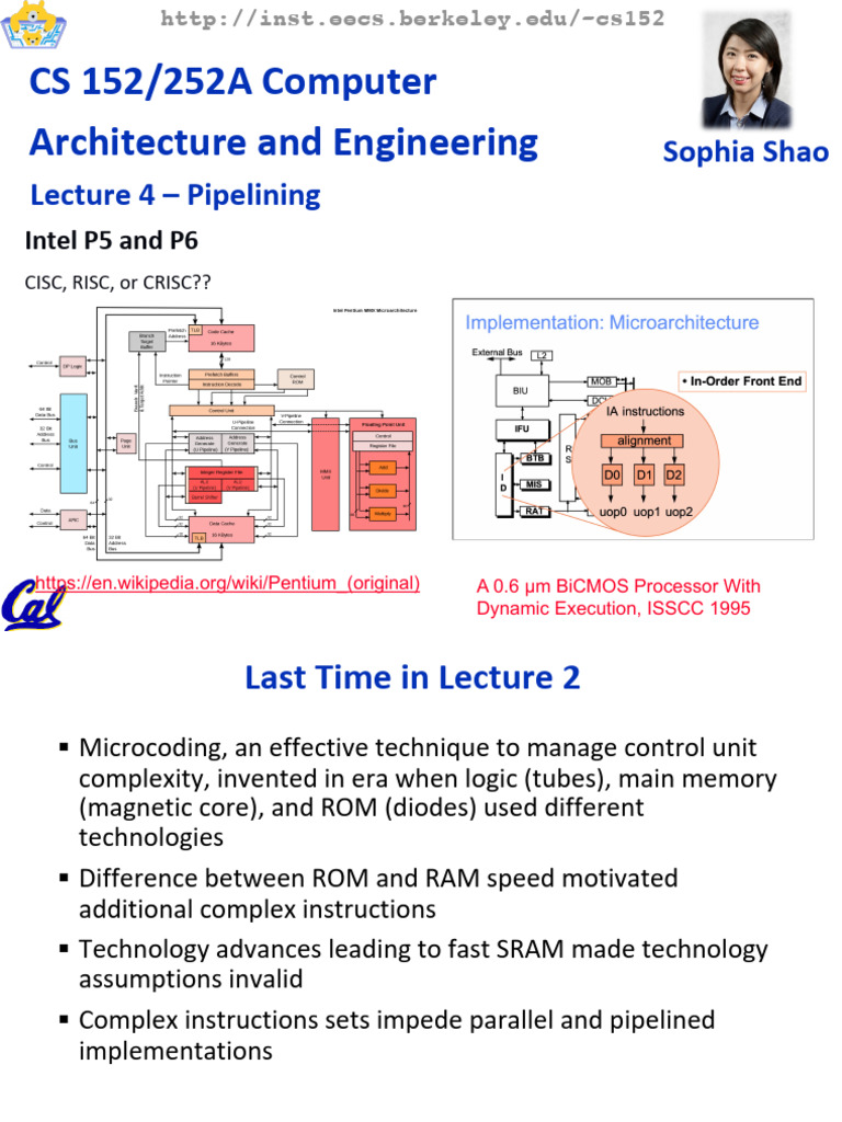 L04 Pipelining | PDF | Central Processing Unit | Digital Electronics