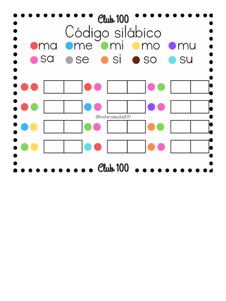Codigo Silabico | PDF