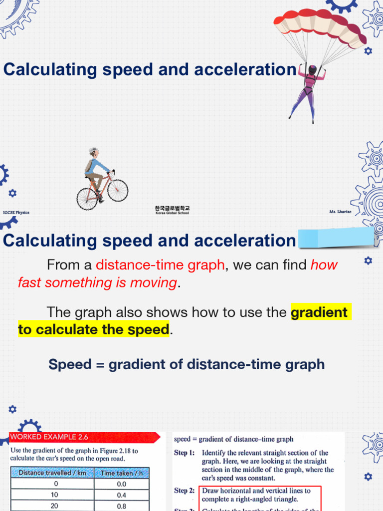 G10 IGCSE Physics - Describing Motion - Calculating Speed and ...
