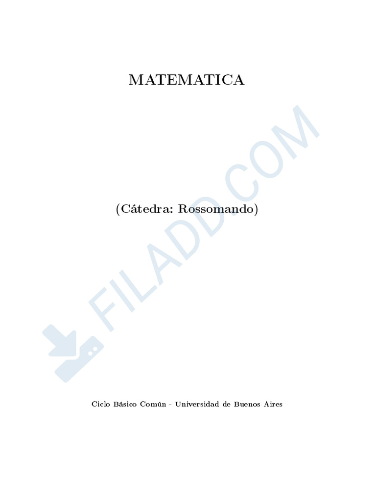 01 - Guia Practica de Matematica Rossomando | PDF