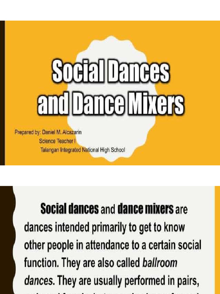 Social Dances | PDF