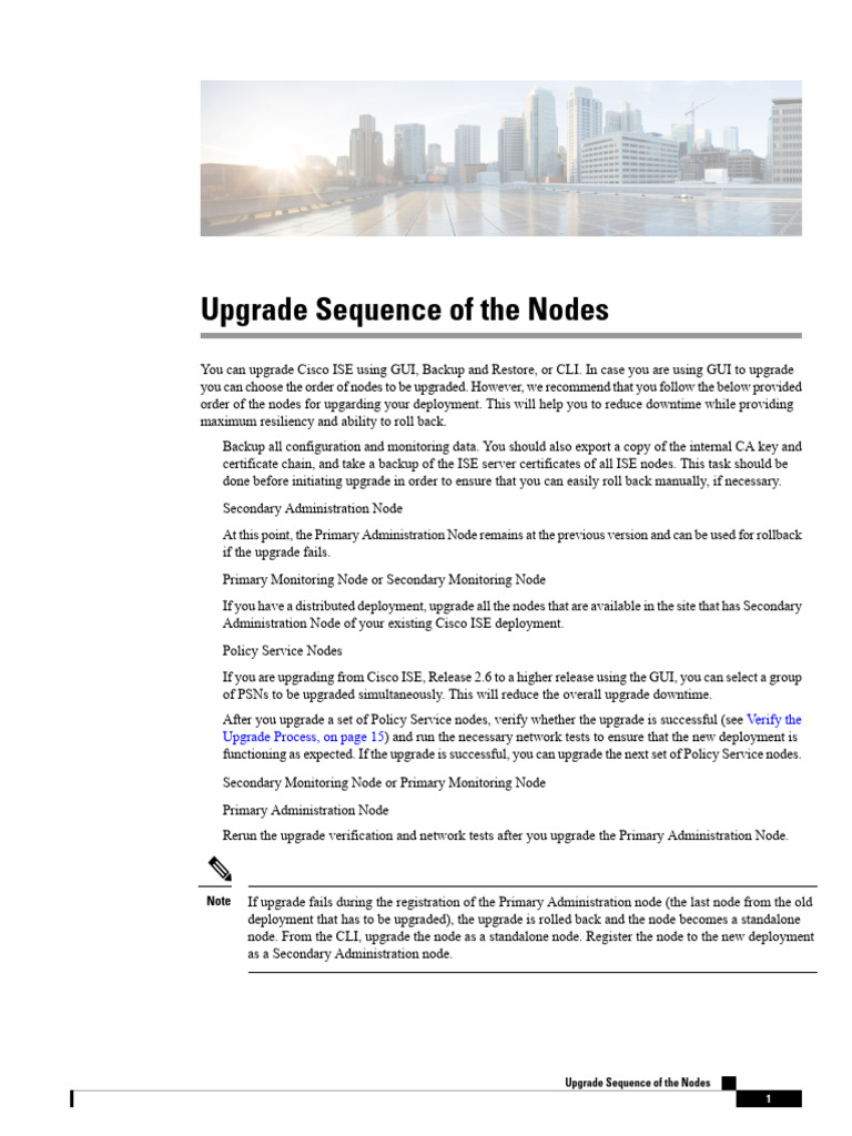 ISE_upgrademethods | PDF | Command Line Interface | Backup