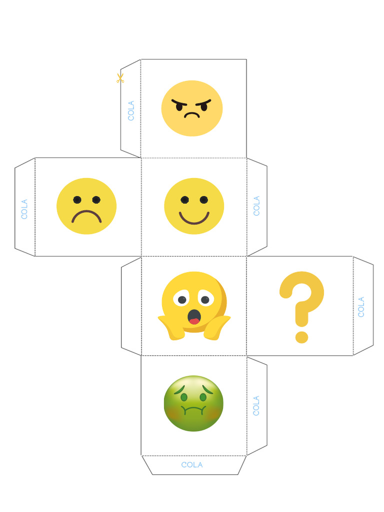 Dado Stop Das Emoções | PDF