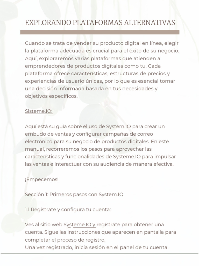 Explorando Plataformas Alternativas | PDF | Informática