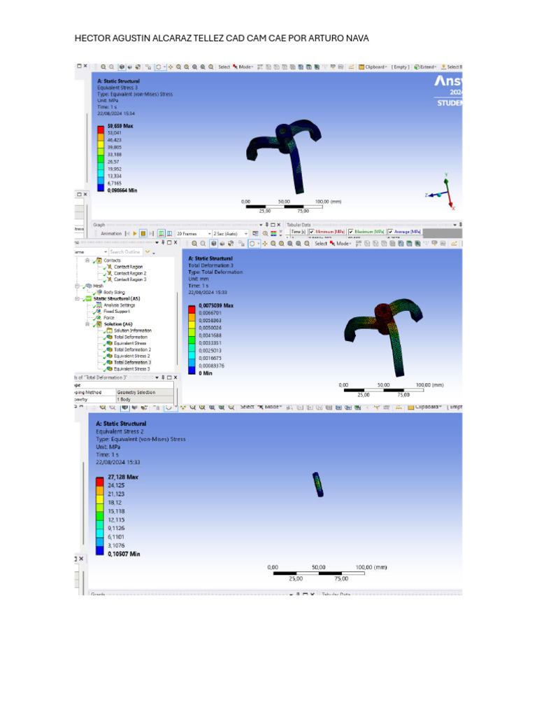 Extraordinario Hector Agustin Alcaraz Cad Cam Cae | PDF