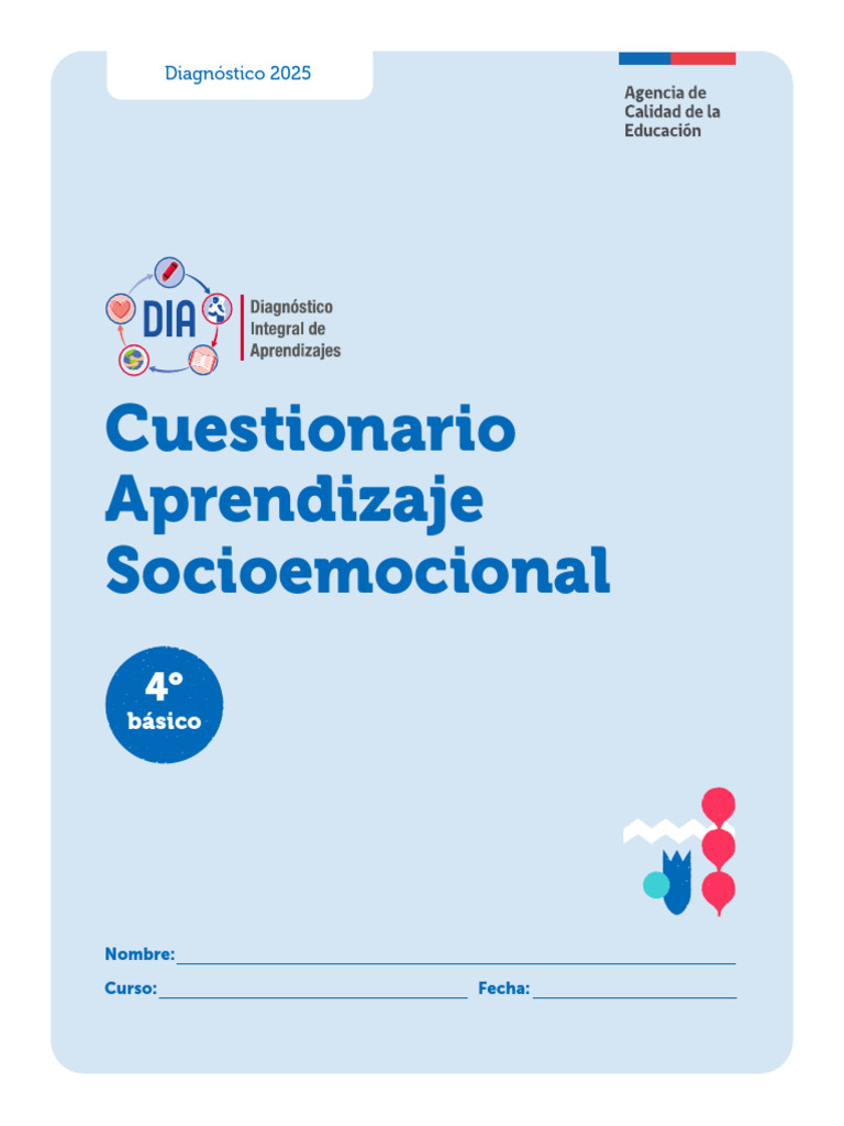cuestionario_aprendizaje_socioemocional_4_basico_diagnostico2025 | PDF | Cuestionario
