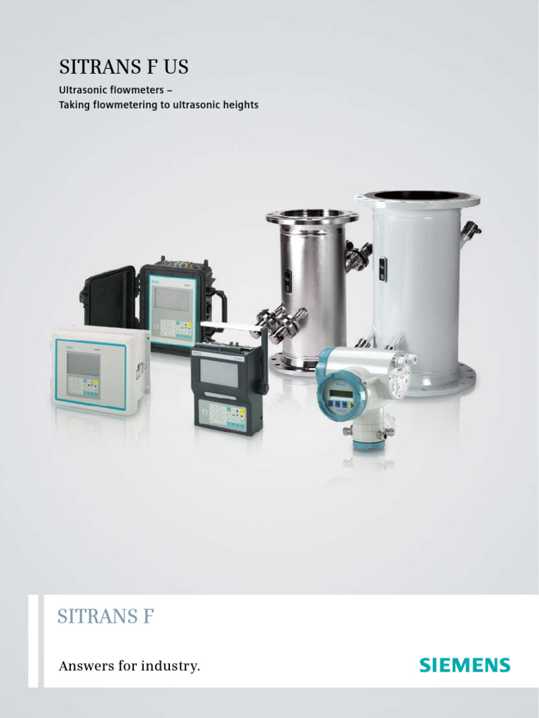 Flow Ultrasonic Brochure 2008 GB | PDF | Flow Measurement | Applied And ...