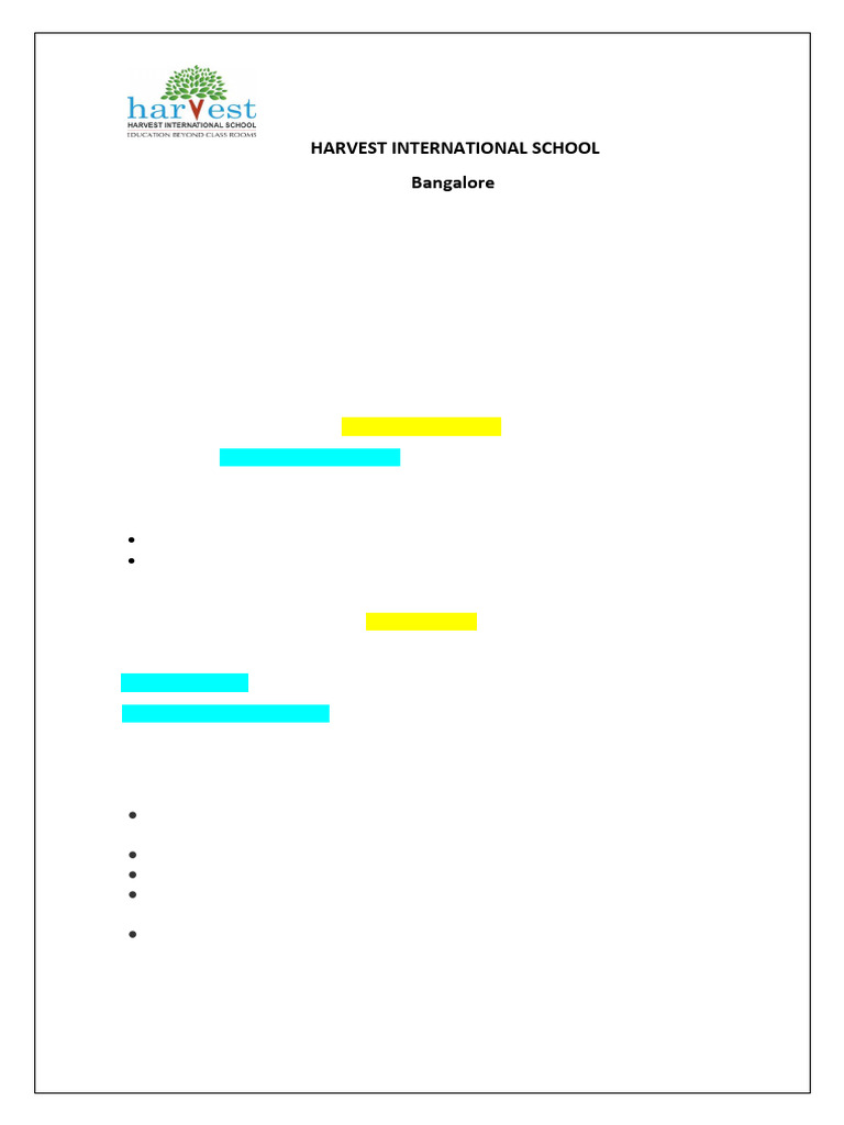 Interhouse Competition Announcement | PDF
