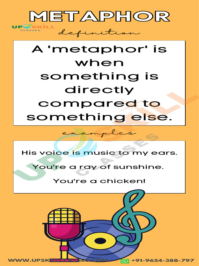 Metaphors Literary Devices - UPSC | PDF