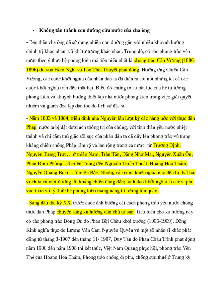 Không Tán Thành Con Đư NG C U Nư C C A Cha Ông | PDF