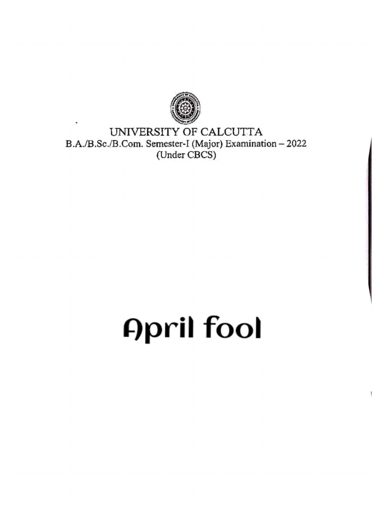 CU bcom 5th Sem Result notice | PDF