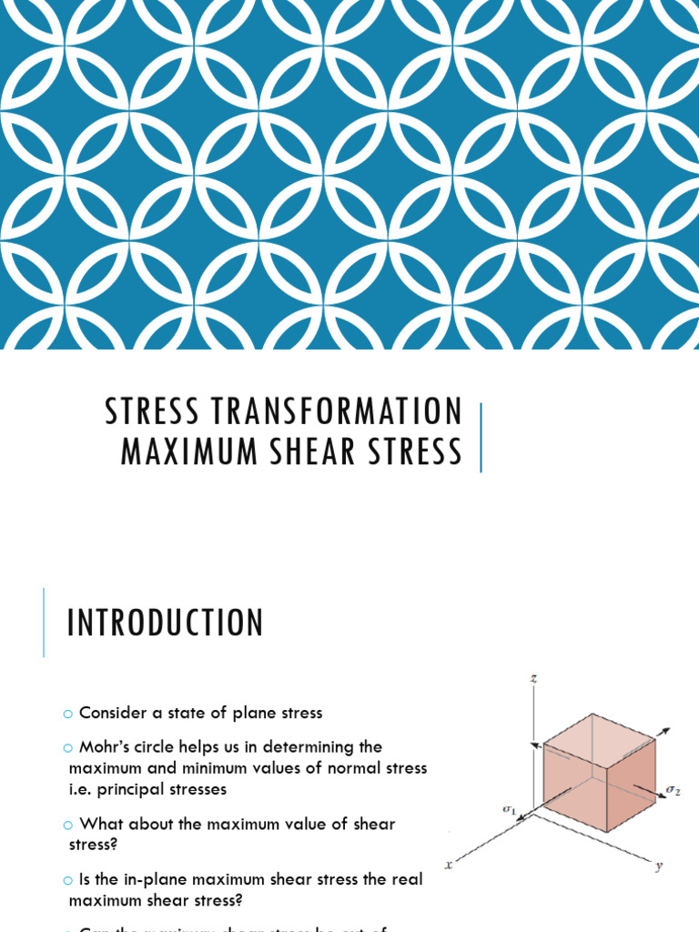 Absolute Maximum Shear Stress Analysis | PDF | Stress (Mechanics ...