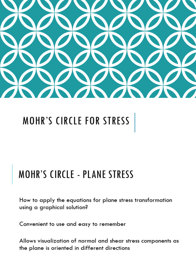 MOM-II Lec 3 - Mohr's Circle | PDF | Stress (Mechanics) | Continuum Mechanics